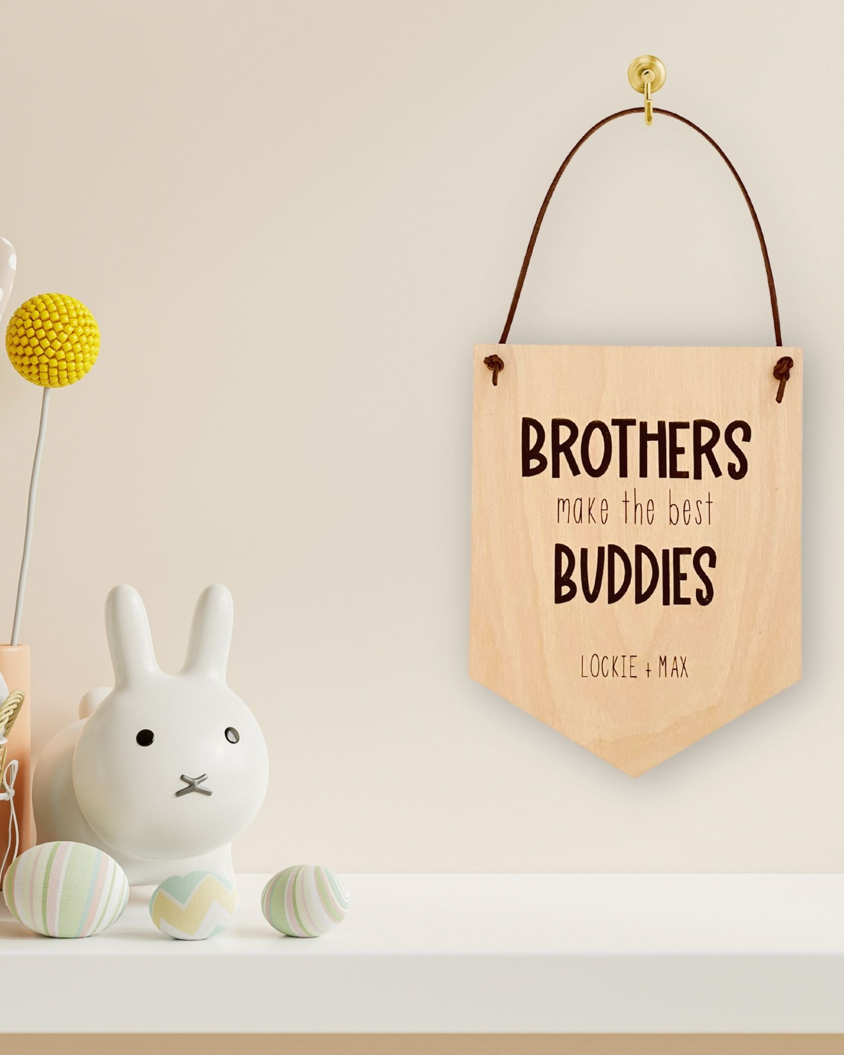 Personalised Sibling Wall Banner – Livingston + Co